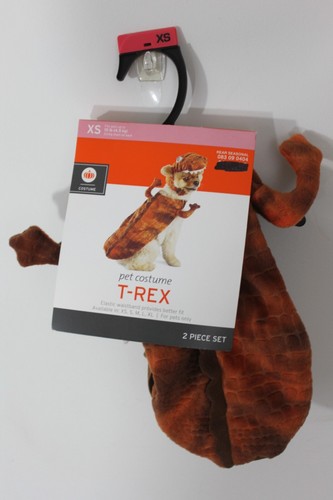 X-SMALL T-REX DOG COSTUME Dinosaur Halloween Plush Jurassic Target XS ...
