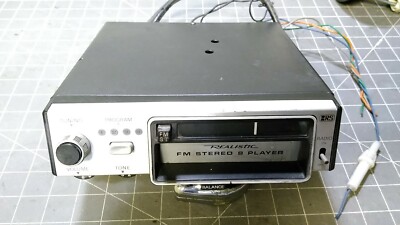Vintage Realistic RS 12-1818 FM 8 Track Under Dash Radio | eBay