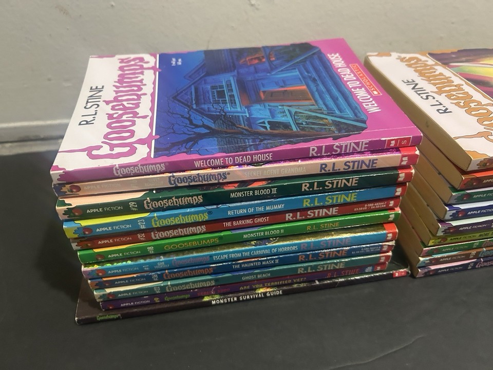 Goosebumps Books (Lot of 20 Books) RL Stine Vintage Horror | eBay