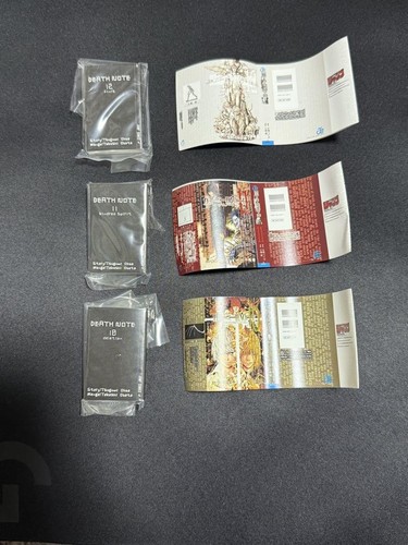 DEATH NOTE Miniature Book Volumes 10, 11, 12 Gacha Capsule Toy | eBay