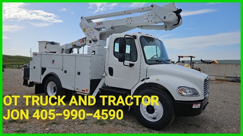 2017 Freightliner M2 50ft Insulated JIB Non-CDL Bucket Truck 6.7L Auto ...