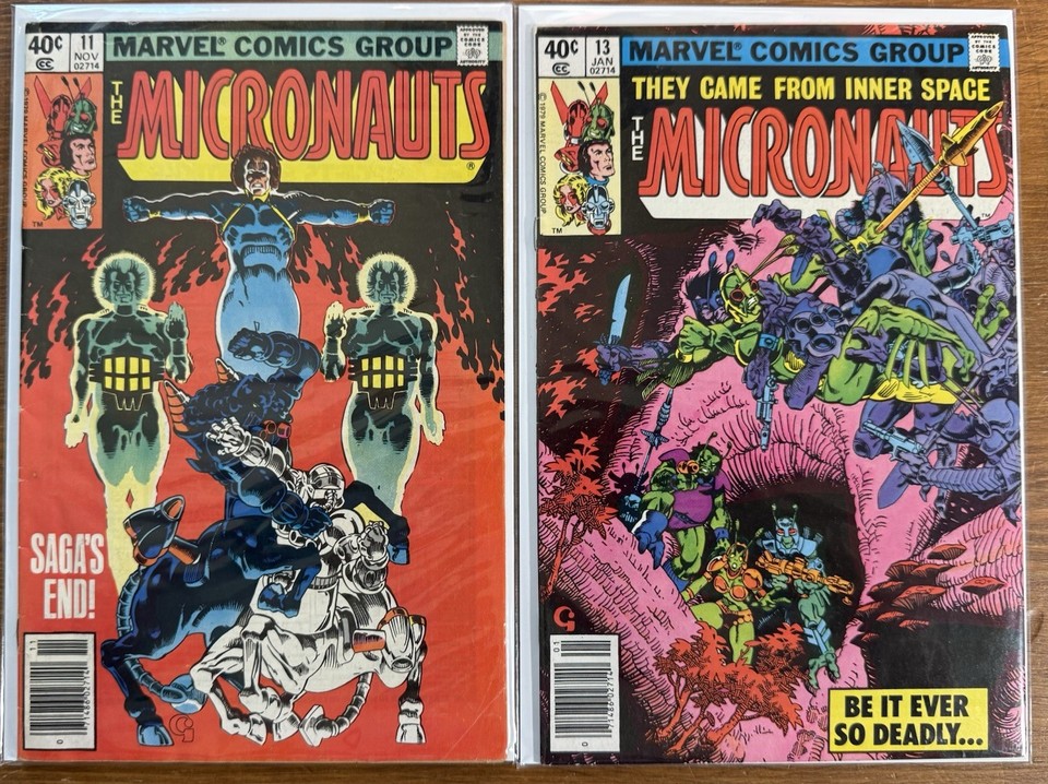 Vintage 1970s Marvel MICRONAUTS #1 Bronze Age KEY Issue Comic Lot 11 Books | eBay