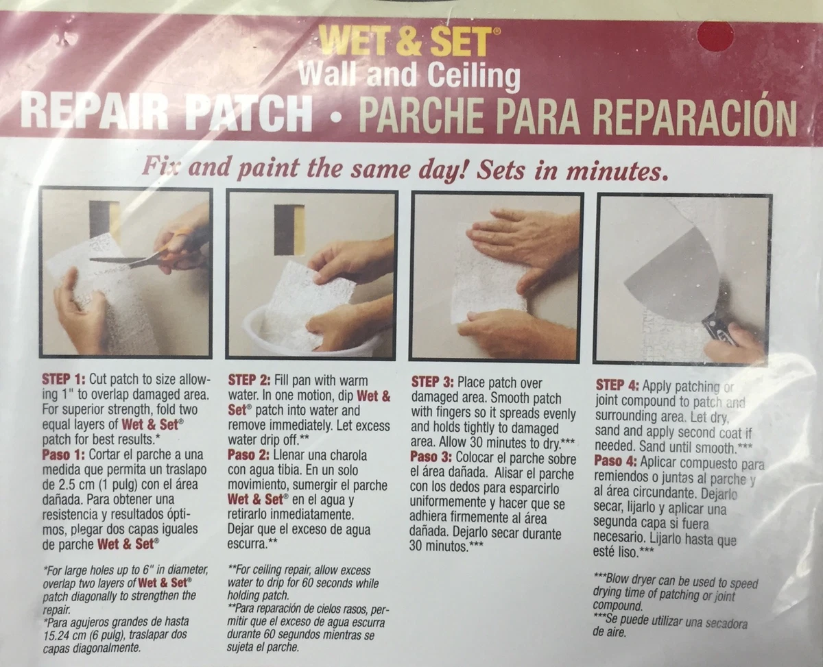 Wet Set Wall Ceiling Repair Patch | Shelly Lighting