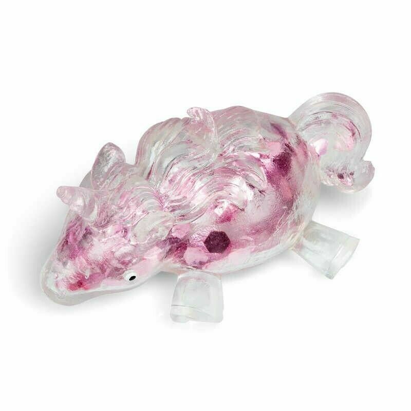 UNICORN SPARKLY BALLOON BALL Inflatable Blowup Squeeze Bouncing Balls ...