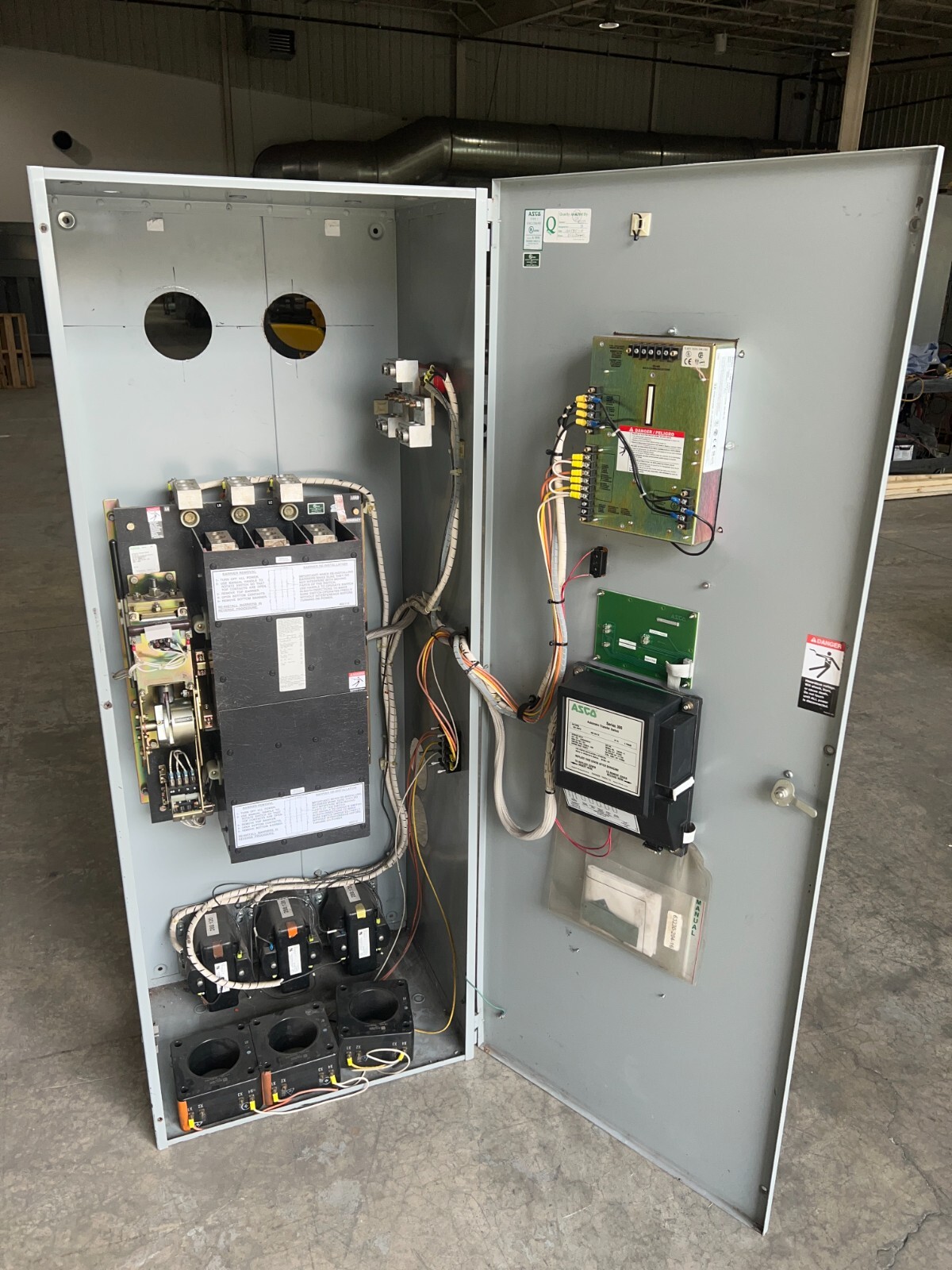 600 Amp Automatic Transfer Switch ATS ASCO A300360091C 480 Volt 300 ...