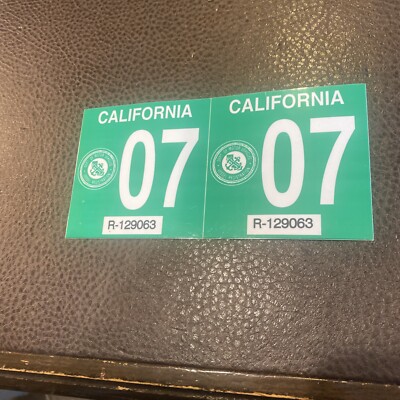 2007 California DMV Boat Registration Fishing Permit License Decal ...