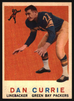 1959 Topps #162 Dan Currie EX/EX+ RC Rookie Packers 574927 | eBay