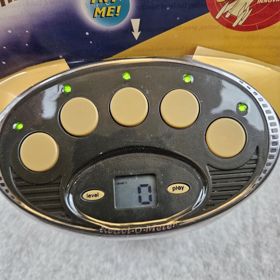 React-O-Meter Electronic Toy Game 2005 "Sharpen Your Wits" New - Tested ...