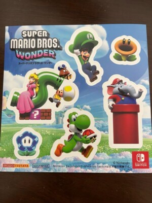Super Mario original seal sticker Nintendo Switch Super Mario Bros ...