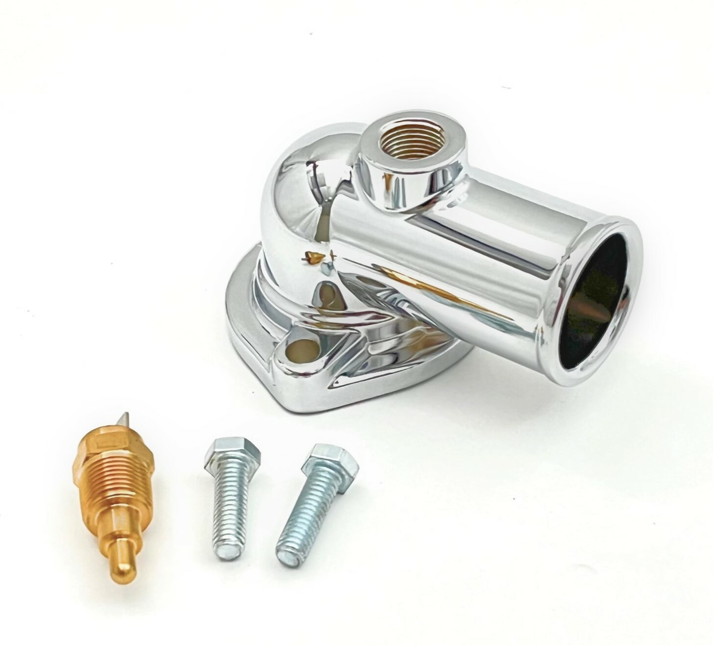 BB Ford 429-460 Water Neck Thermostat Housing & Temp Sensor Big Block ...