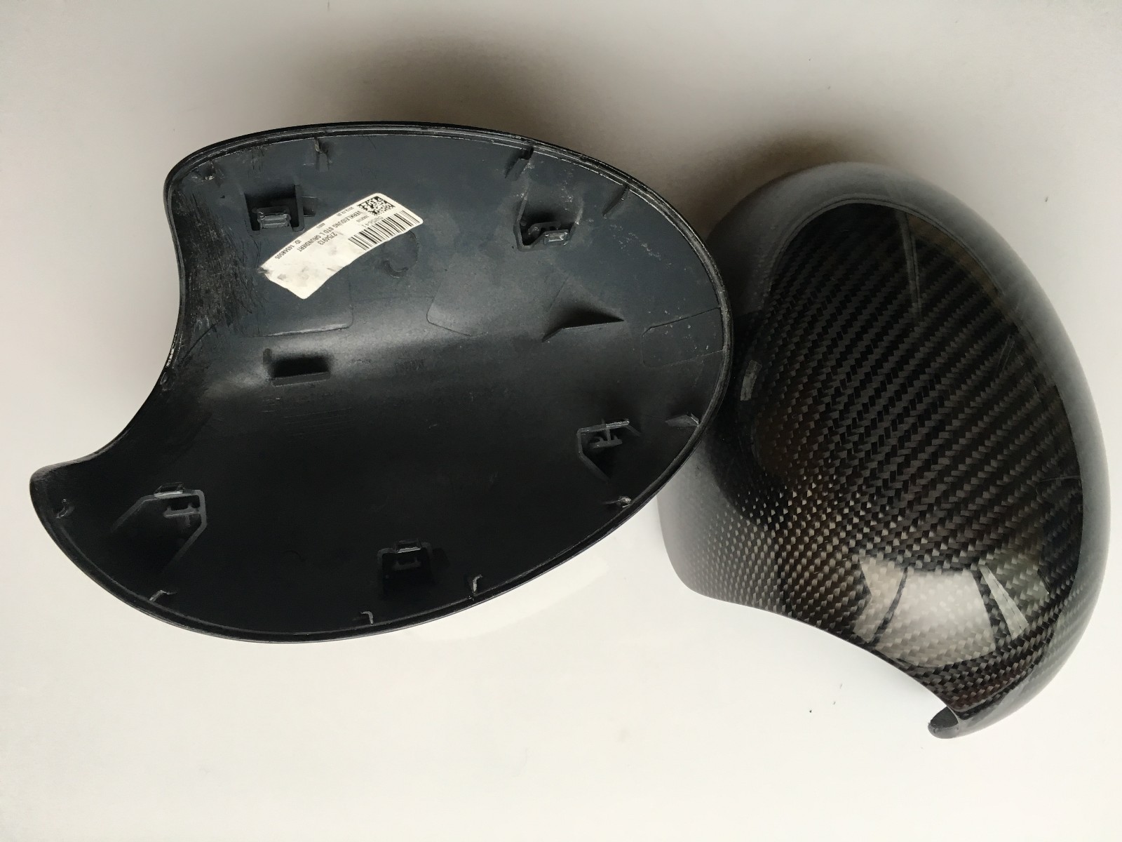 For MINI R56 R55 R57 R60 R61 LHD CARBON FIBER REPLACEMENT MIRROR COVERS ...