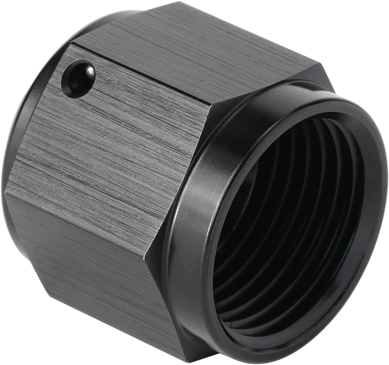 2PCS 8AN Female Flare Cap Block off Fitting Plug Nut Adapter Black ...