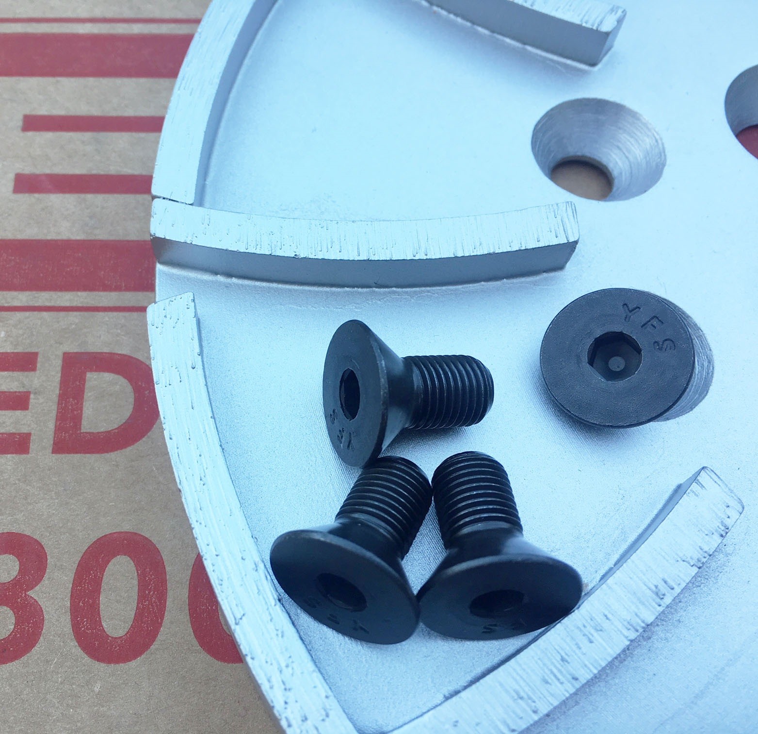 4PK EDCO Flat HD SKT Screw (Screws Only) for 10" Grinding Plates | eBay