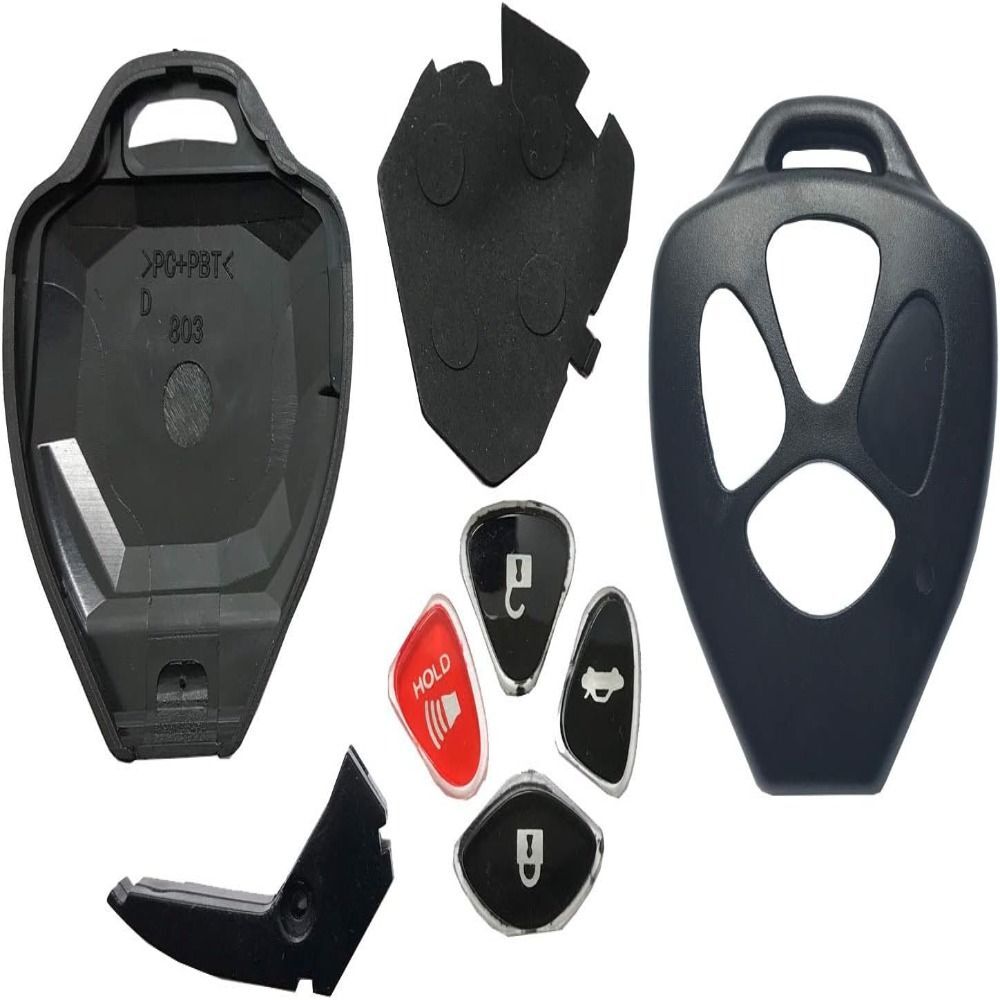 Plastic Key Shell Black Key Fob Case Car Accessories Key Fob Shell for ...