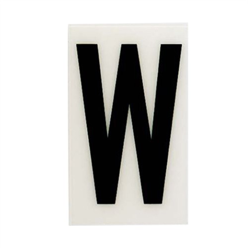 Sandleford 60mm White Self Adhesive House Letter W | eBay
