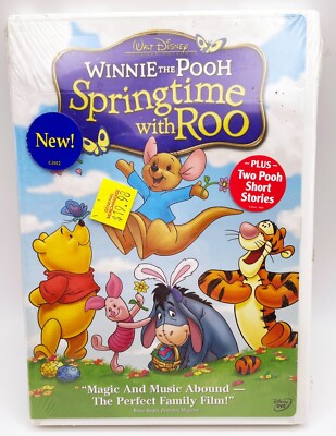 Disney Winnie The Pooh Spring Time With Roo DVD NEW SEALED MIP ...