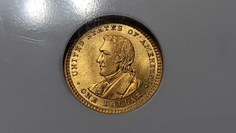 1904 Lewis & Clark Gold Commemorative Dollar $1 NGC MS 65 | eBay