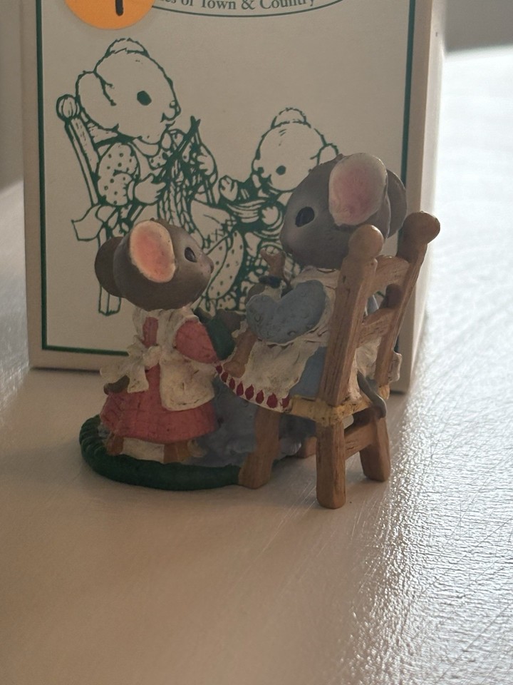 Vintage Mousekins Midwest Of Cannon Falls Christmas Figurine Decoration ...