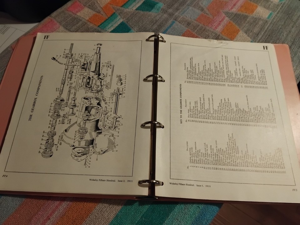 Wolseley 1500 Factory Owners Workshop Manual VGC FREE POST BMC Fifteen ...