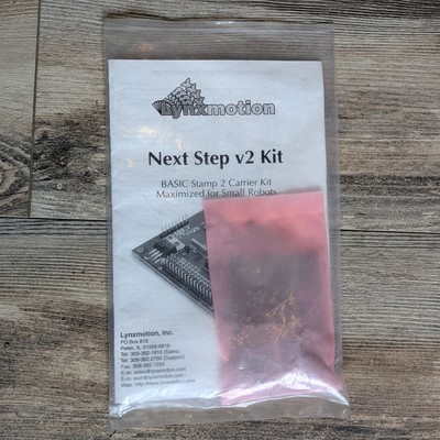 Next Step V2 Kit Basic Stamp 2 Carrier Robot Kit New | eBay