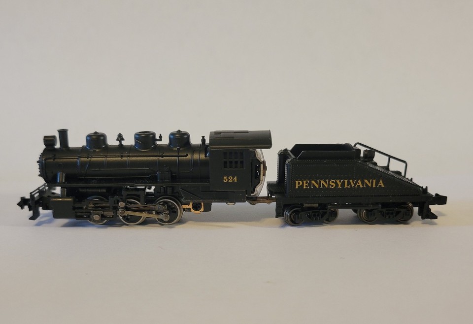 Bachmann N-SCALE PR&R 0-6-0 Switcher and Tender Steam Locomotive | eBay
