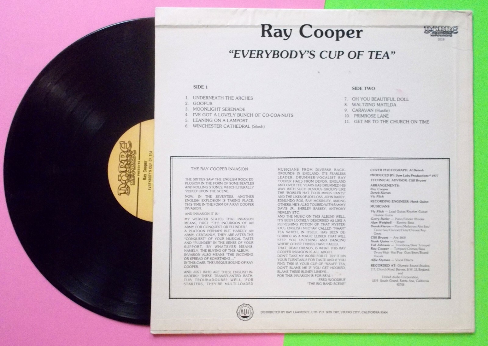 RAY COOPER Everybody's Cup Of Tea 1977 LP Very British Novelty/Pop ...
