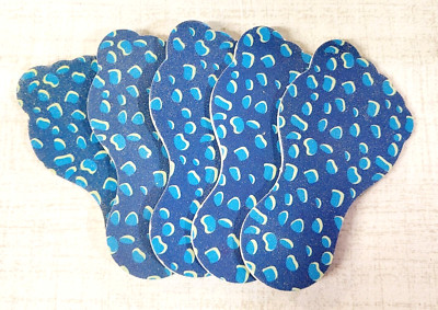 5 ~ Reusable FOAM BOARD Nail Foot File Emery Natural & Artificial Nails ...