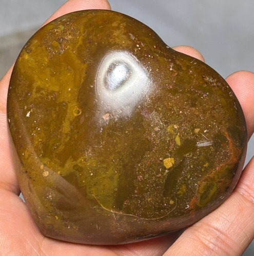149g Natural Ocean Jasper Crystal Heart G634 | eBay