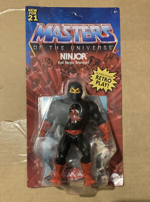 Masters of The Universe Origins Ninjor 2021 MOTU Mattel Action Figure ...