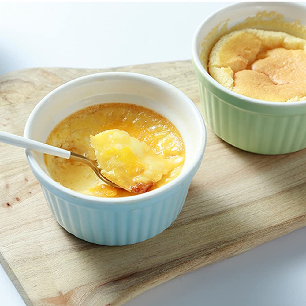 Ramekins 6oz Oven SafeCreme Brulee Ramekins and Souffle DishesPorcelain Ramek... | eBay