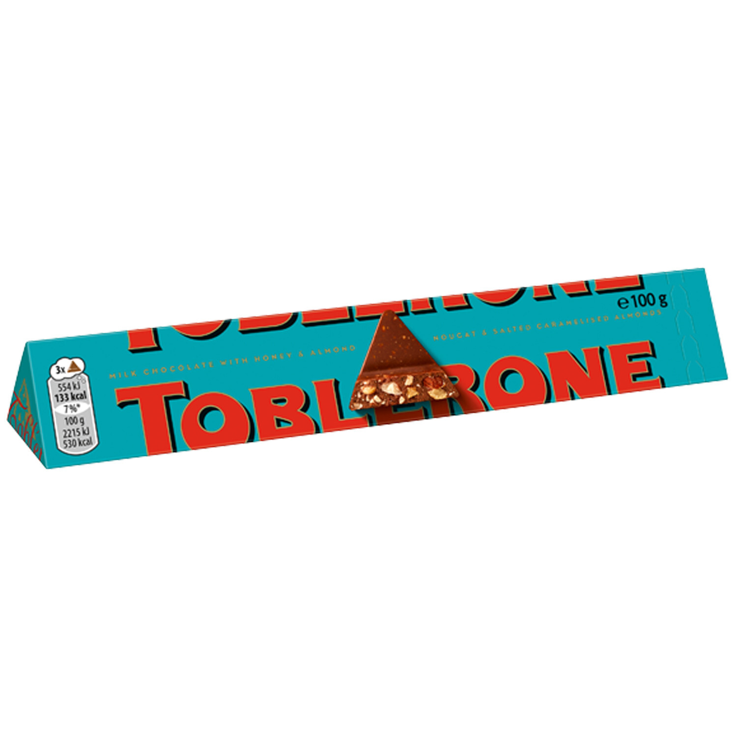 4 TOBLERONE CRUNCHY ALMONDS Swiss Chocolate Bars European Sweets 100g 3 ...