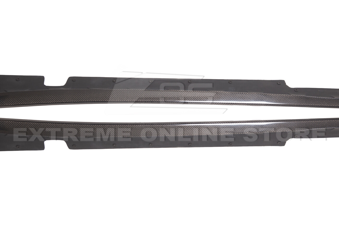 For 97-04 Chevrolet Corvette C5 | ZR1 Carbon Fiber Side Skirts Rocker ...