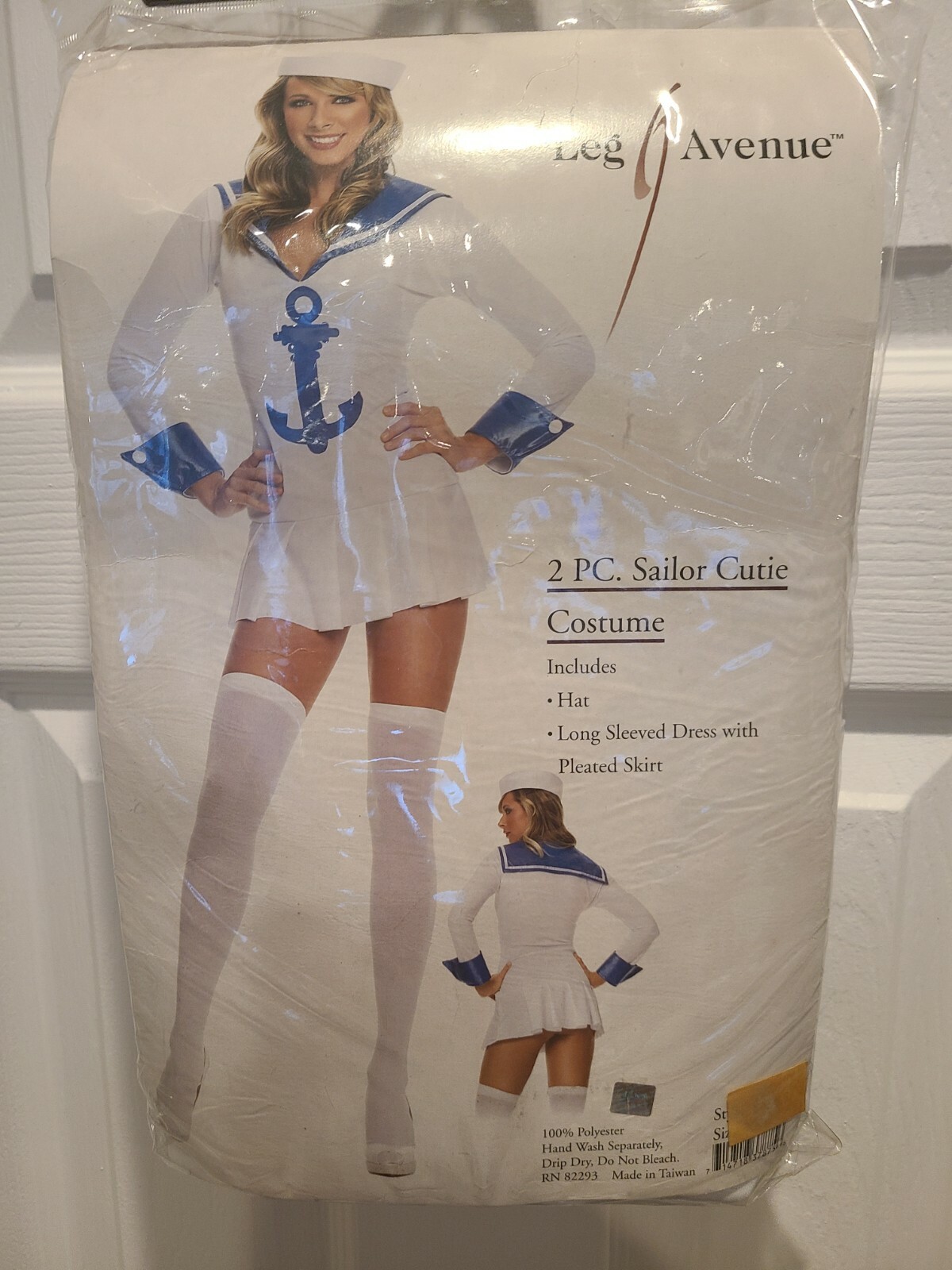 Sexy Classic Mariner Sailor Girl Dress Halloween Costume Outfit Adult ...