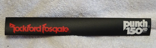 OLD SCHOOL OEM ROCKFORD FOSGATE PUNCH 150HD STICKER FOR POWDER COATED ...
