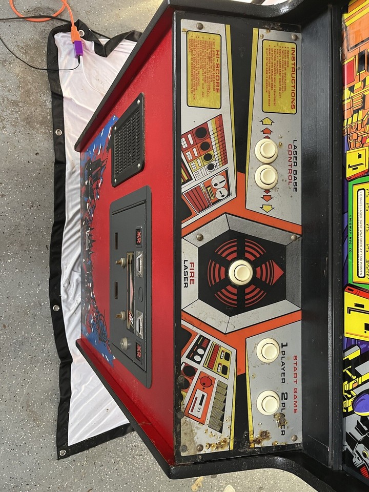Rare Vintage Space Invaders Deluxe Edition Arcade Cabinet | eBay