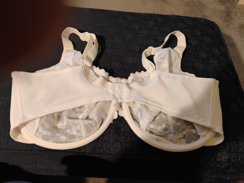 Goddess Pretty NWOT White Lace Underwire Bra Size 46G | eBay