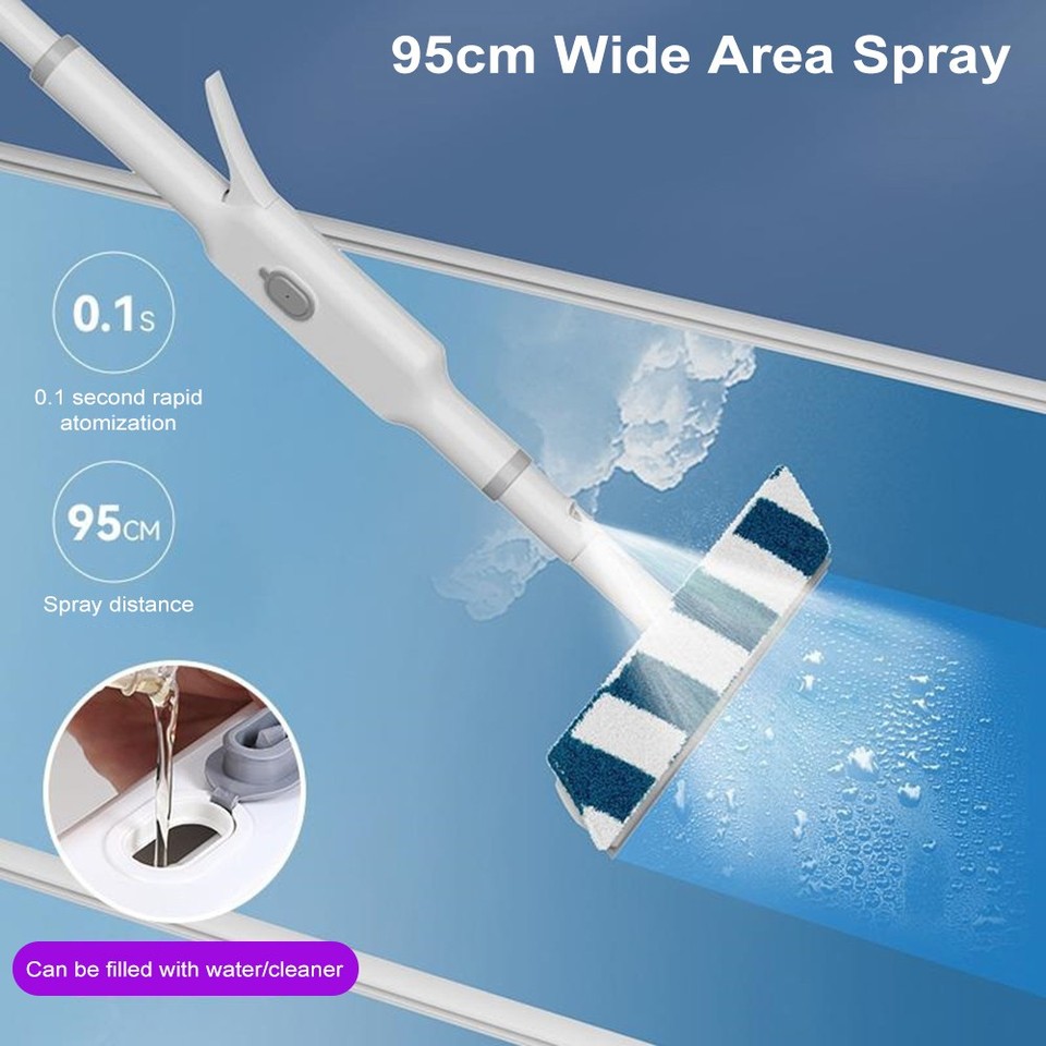 Window Cleaner 2 In 1 Extendable Window Squeegee With Spray Double ...
