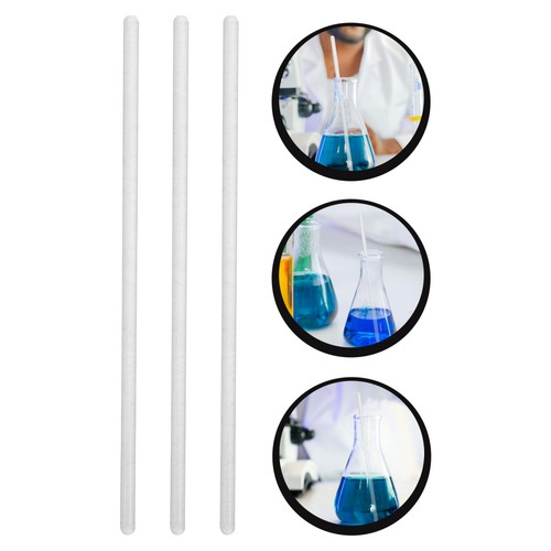 3 Pcs Glass Rod Stirring Rods Kitchen Sticks Stirrer for Use Buret ...