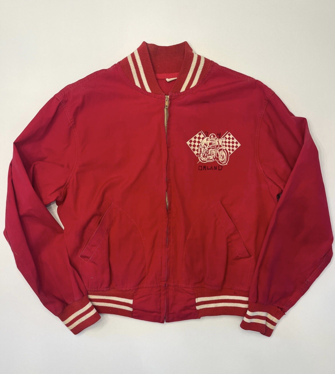1960s CHAMPION MOTORCYCLE CLUB JACKET - Gem