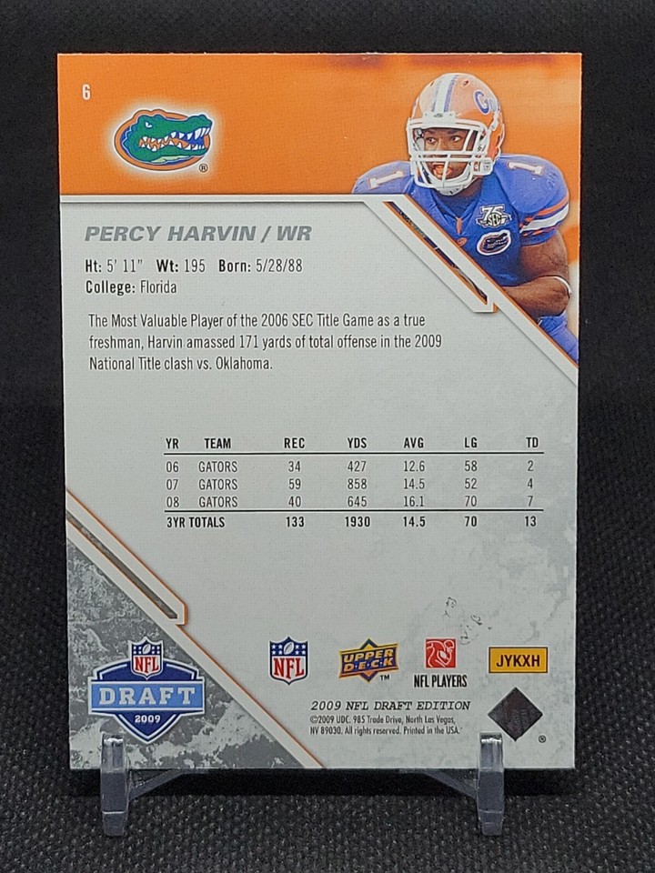 2009 Upper Deck Draft Edition #6 Percy Harvin RC | eBay