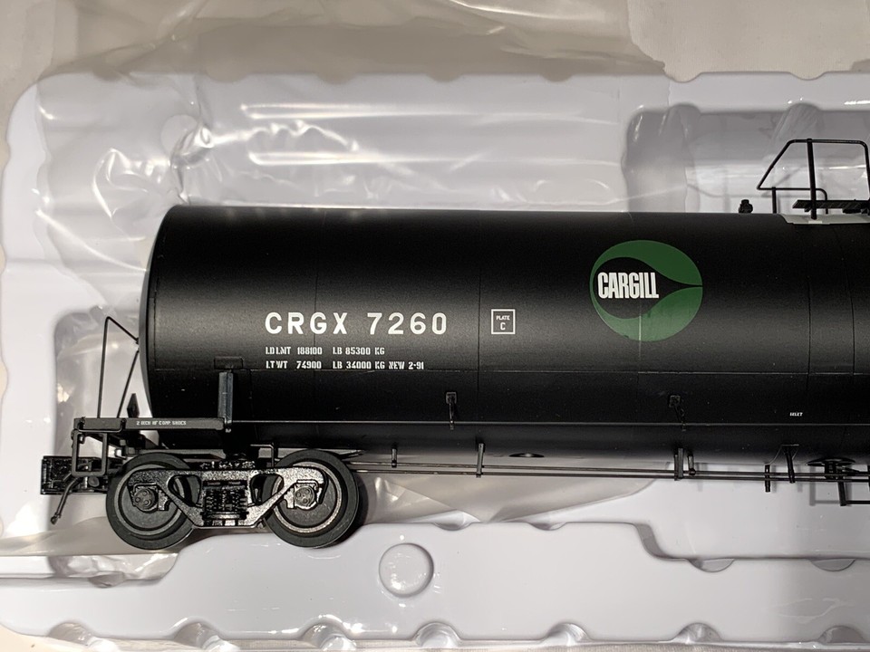 ATLAS O 3-RAIL CARGILL 25,500 GALLON TRINITY TANK CAR! O SCALE FREIGHT ...