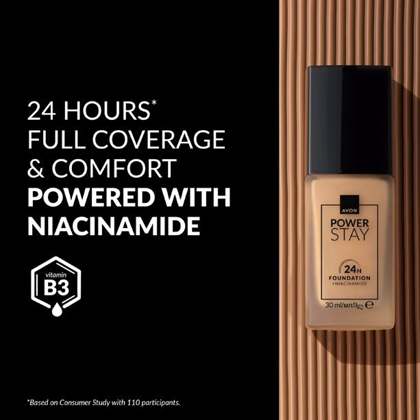 Avon True Power Stay 24 Hour Longwear Foundation - 30ml - SPF10 - NEW ...