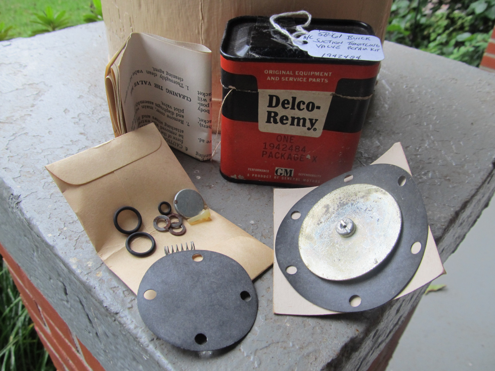 NOS 1958-1961 Buick Suction Throttling Valve Repair kit Delco Remy ...
