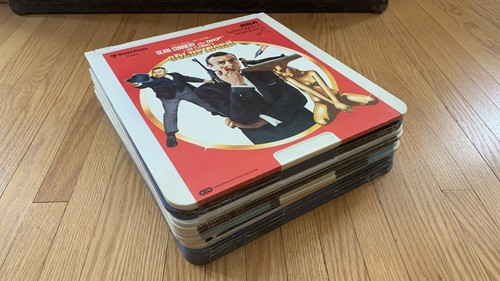 Lot Of 10 James Bond CED RCA Selectavision Video Disc Movies | eBay
