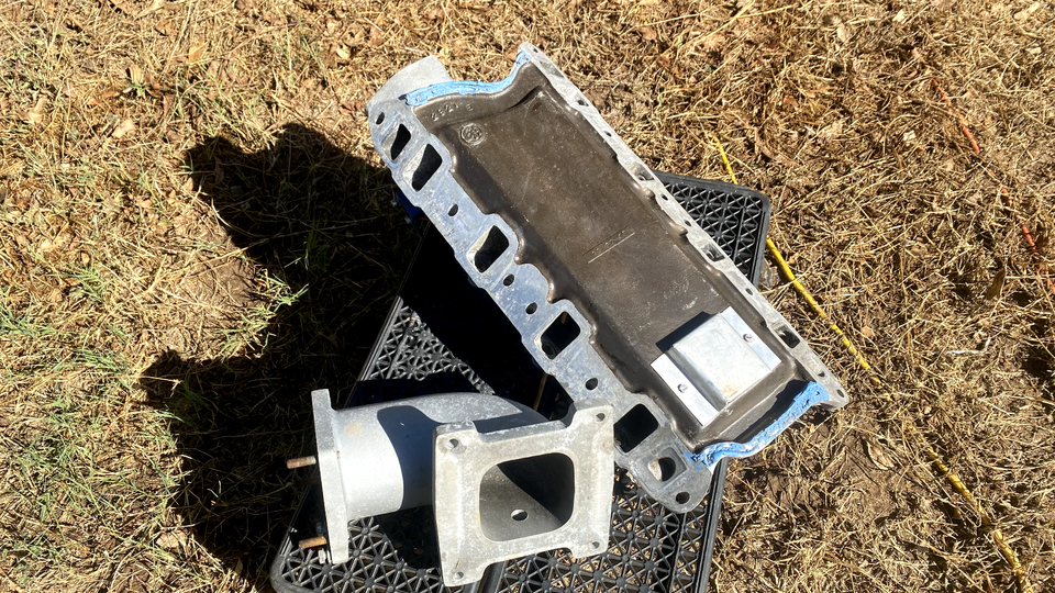 Edelbrock Vic Jr 302 Intake Manifold w/ EFI Spyder Elbow | eBay