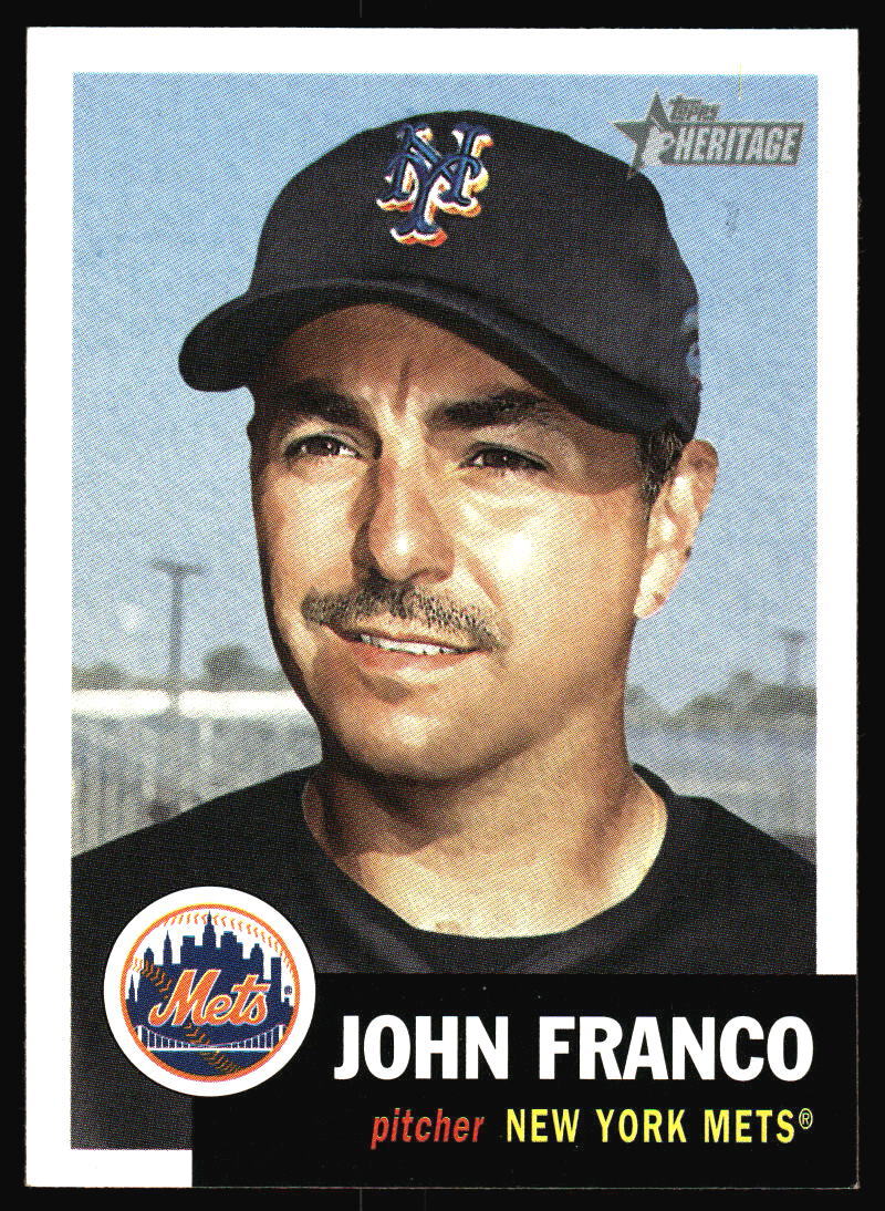 2002 Topps Heritage John Franco #115 New York Mets | eBay