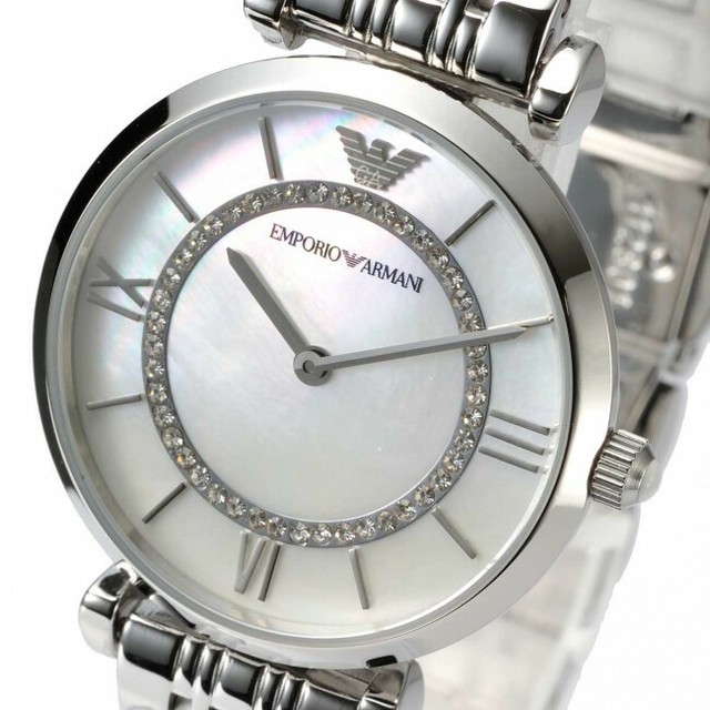 Emporio Armani AR1908 Classic 32mm Women's Wristwatch - Silver for sale ...