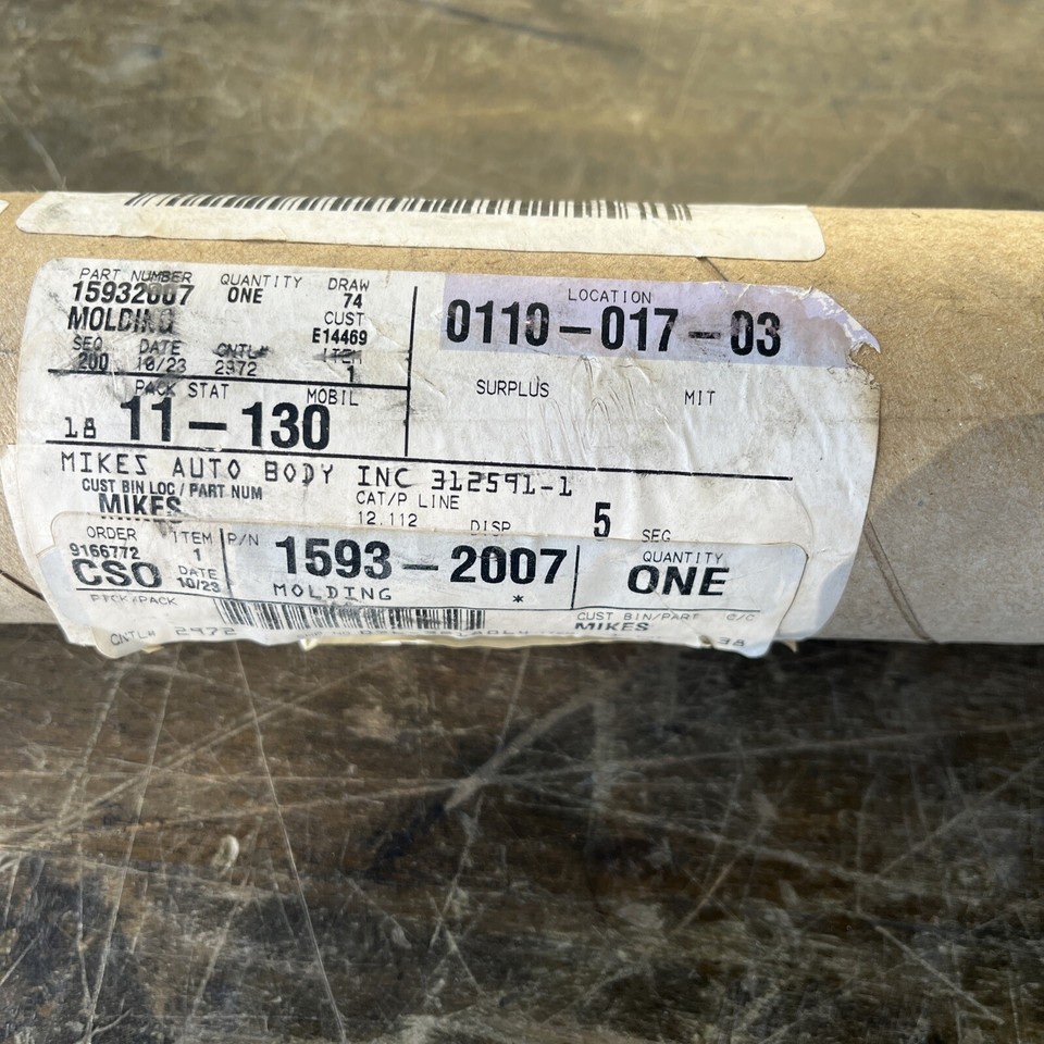 OEM NEW Exterior Rear Upper Trim Applique Molding 03-24 Express Savana ...