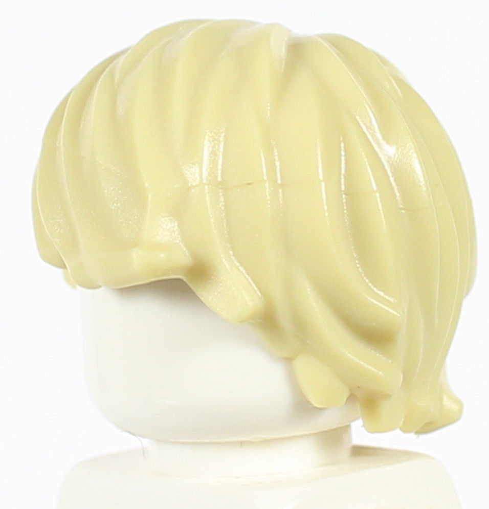 Lego Minifigure Hair Tousled with Side Part Layered Swept Sideways Man ...