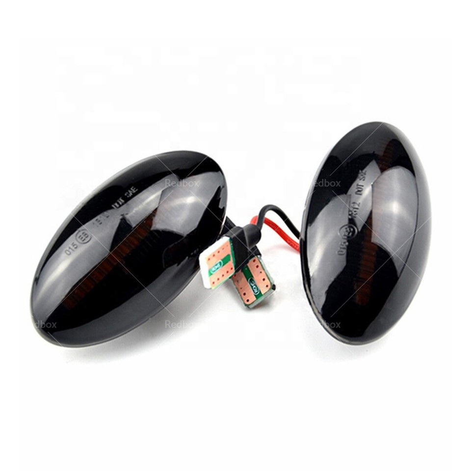 Pair LED Side Indicator Turn Signal Light Lamp For Mini Cooper JCW R50 ...